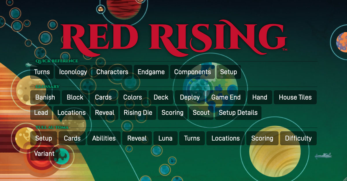 Red Rising Rules | Rulepop